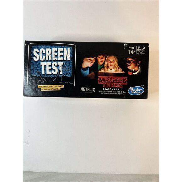 Hasbro | Games | Screen Test Stranger Things Season And 2 Card Game ...